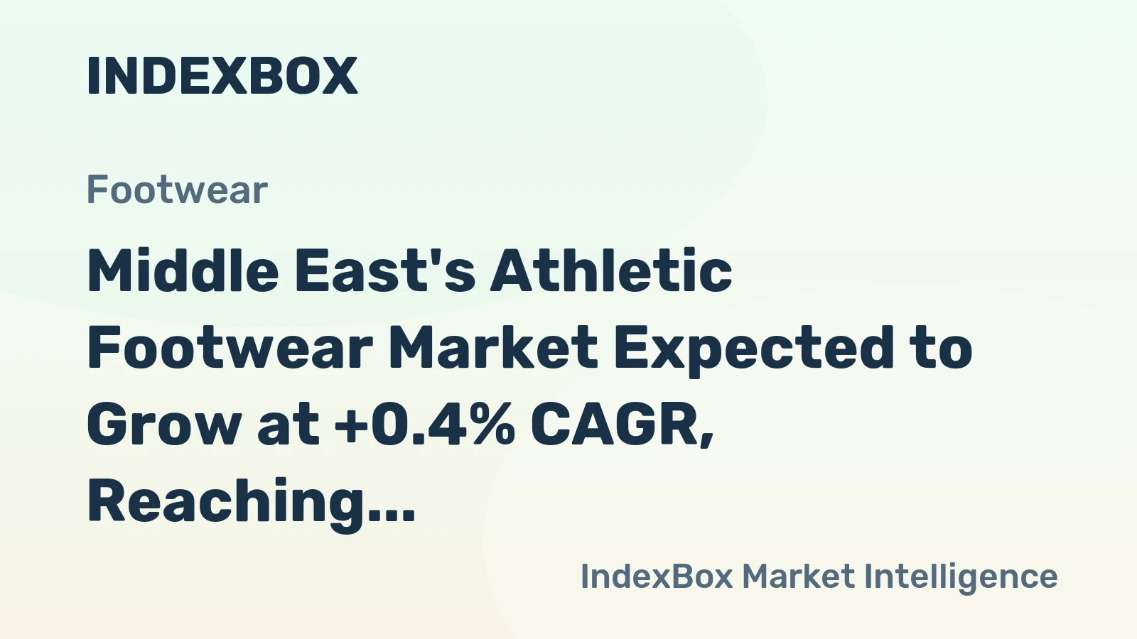 Middle East's Athletic Footwear Market Expected to Grow at +0.4% CAGR, Reaching 82M Pairs by 2035