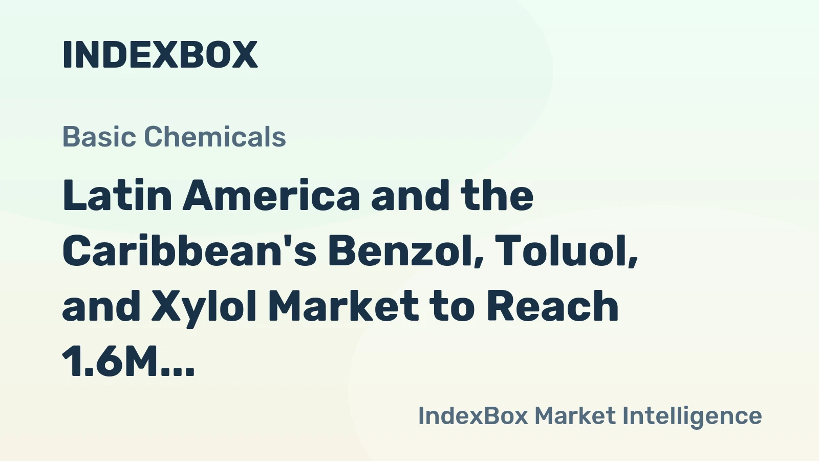 Latin America and the Caribbean's Benzol, Toluol, and Xylol Market to Reach 1.6M tons and $1.6B by 2035, Driven by Increasing Demand