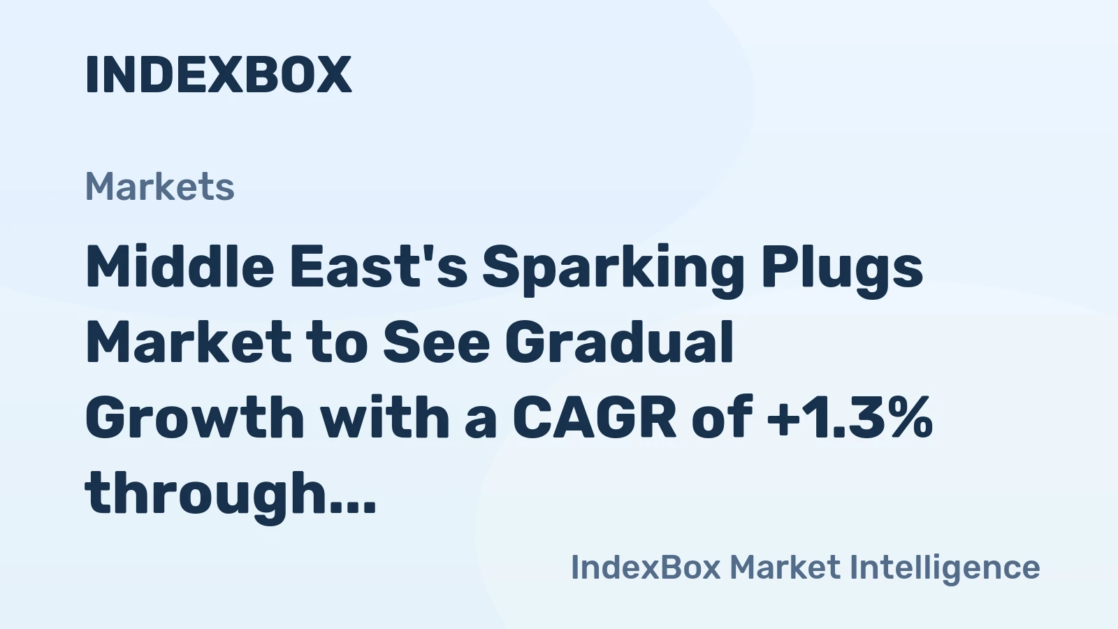 Middle East's Sparking Plugs Market to See Gradual Growth with a CAGR of +1.3% through 2035