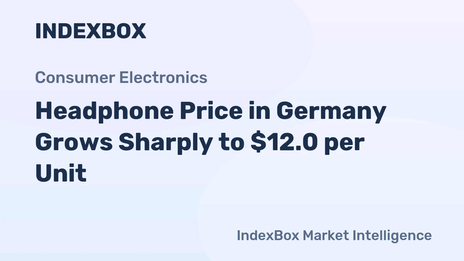 Headphone Price in Germany Grows Sharply to $12.0 per Unit