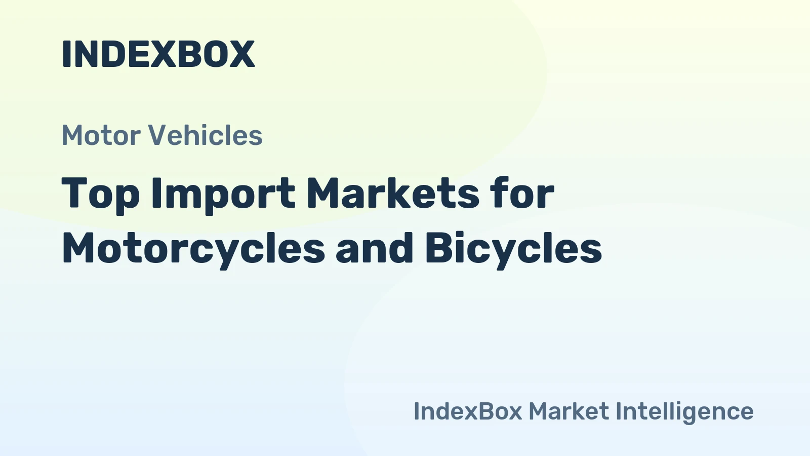 Top Import Markets for Motorcycles and Bicycles