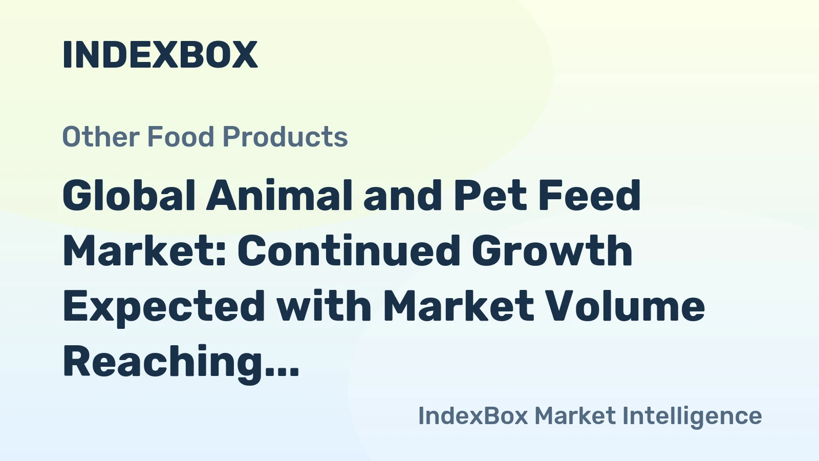 Global Animal and Pet Feed Market: Continued Growth Expected with Market Volume Reaching 1,180M tons and Market Value Surpassing $1.4 Trillion by 2035