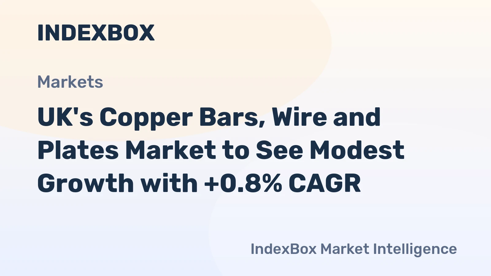 UK's Copper Bars, Wire and Plates Market to See Modest Growth with +0.8% CAGR