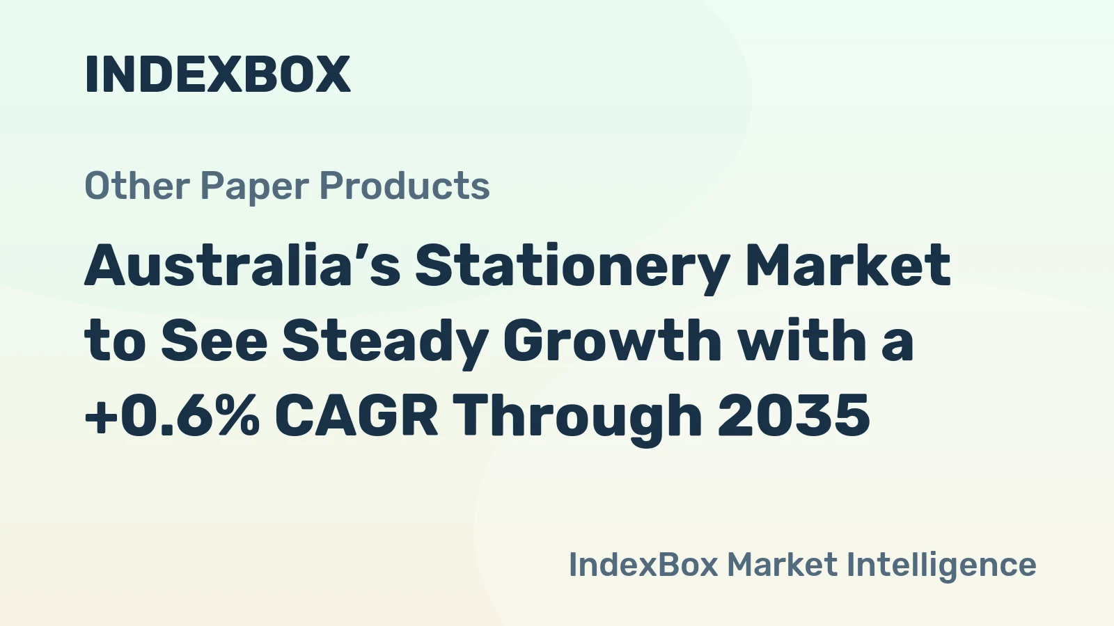Australia’s Stationery Market to See Steady Growth with a +0.6% CAGR Through 2035