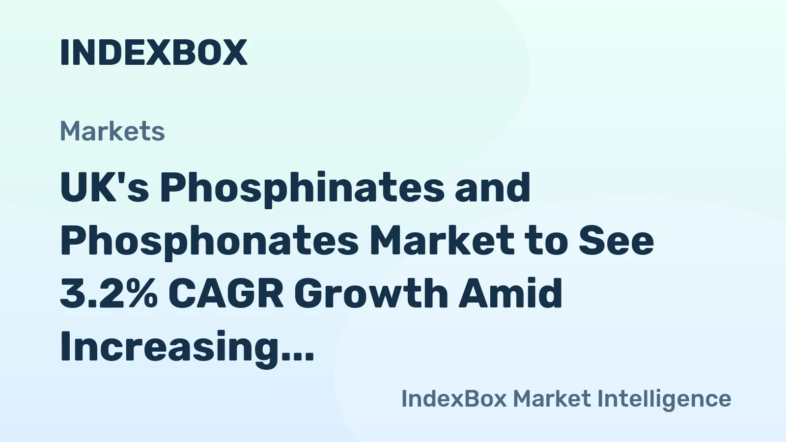 UK's Phosphinates and Phosphonates Market to See 3.2% CAGR Growth Amid Increasing Demand