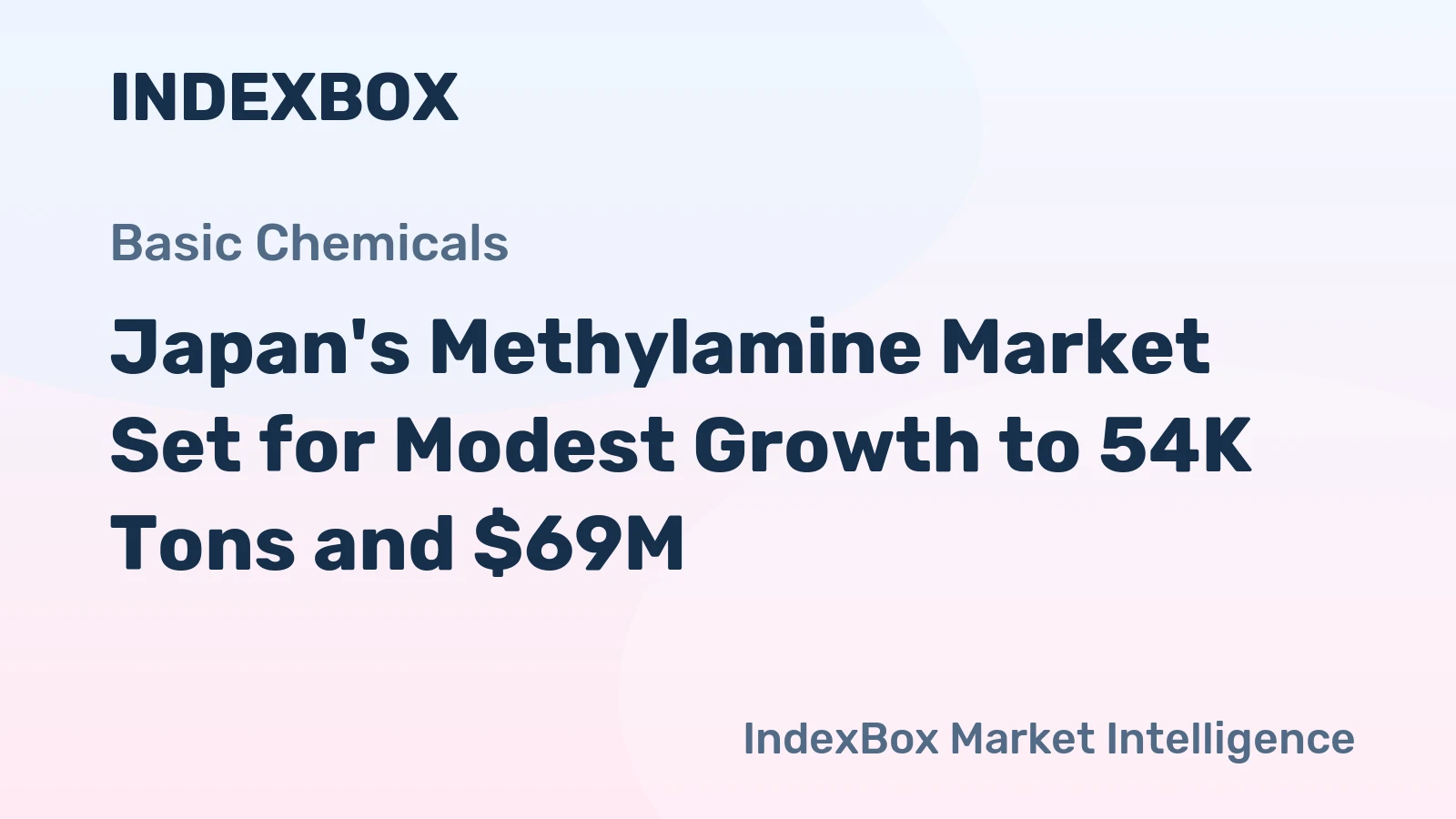 Japan's Methylamine Market Set for Modest Growth to 54K Tons and $69M