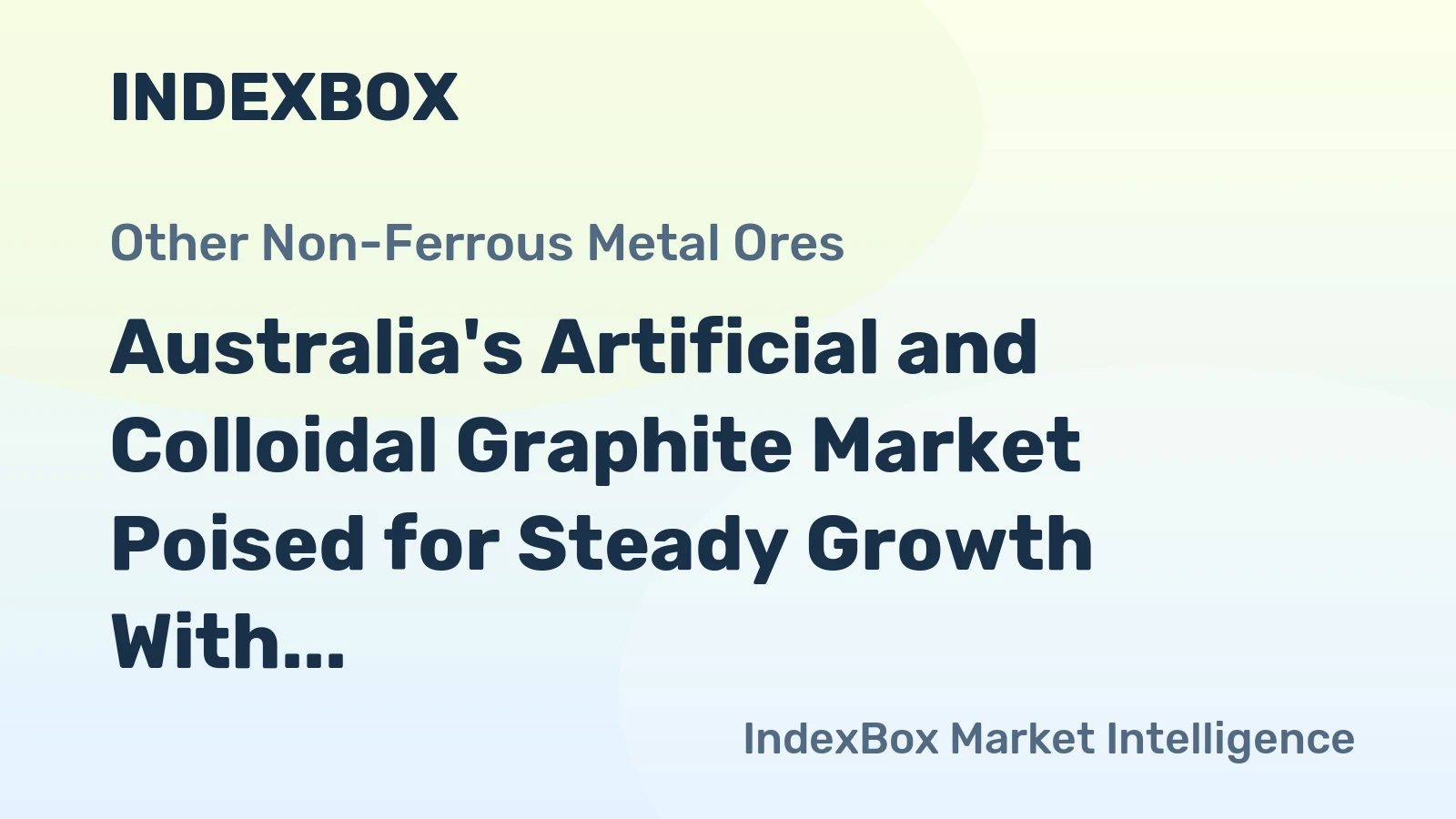 Australia's Artificial and Colloidal Graphite Market Poised for Steady Growth With a 3.6% CAGR in Value Through 2035