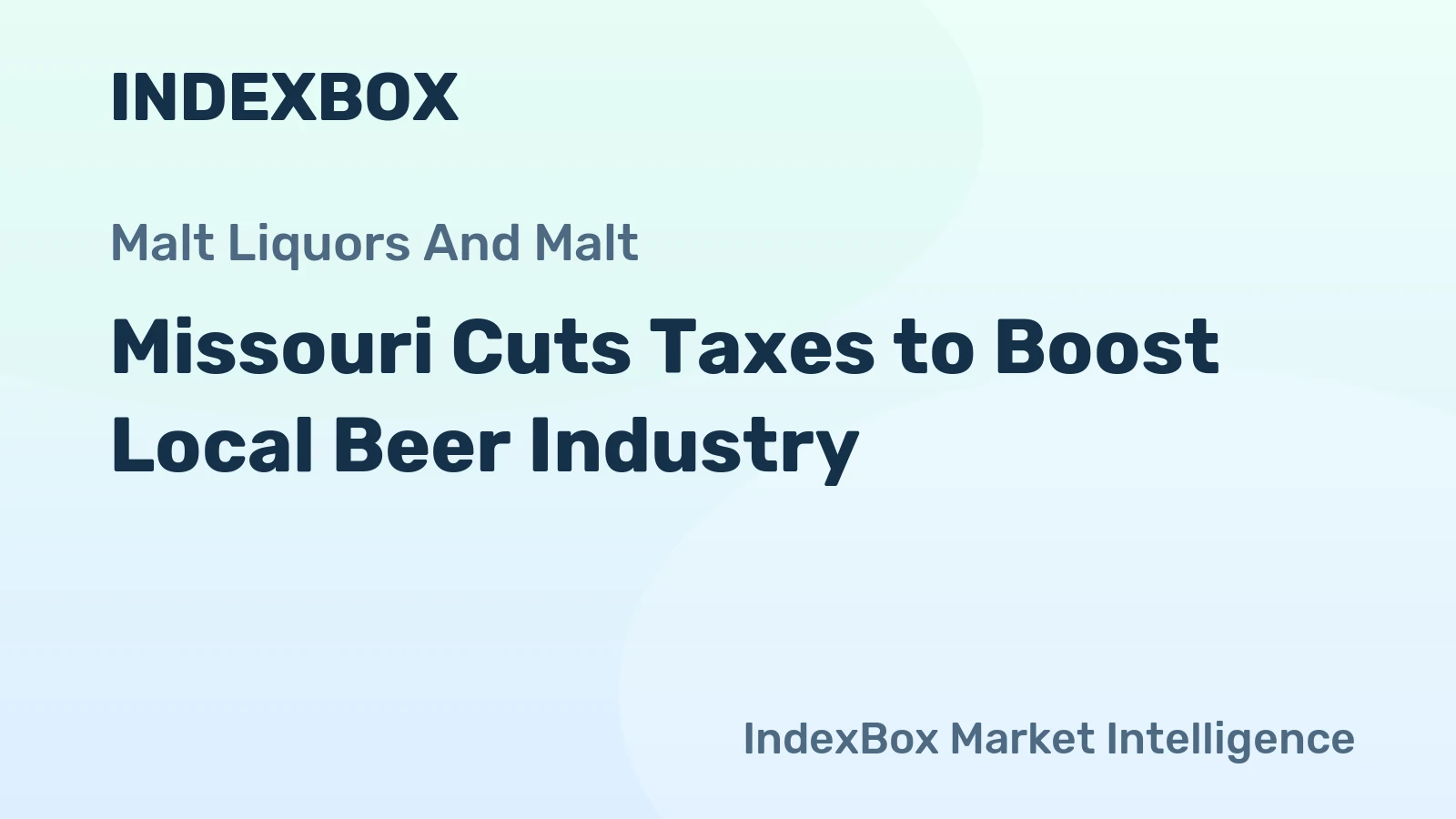 Missouri Cuts Taxes to Boost Local Beer Industry