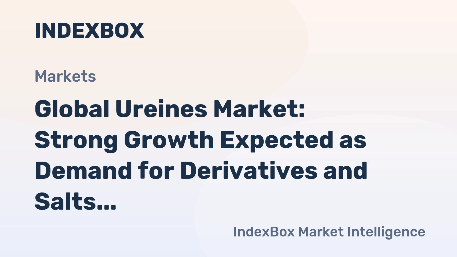 Global Ureines Market: Strong Growth Expected as Demand for Derivatives and Salts Drives Market Volume to 217K tons and Value to $4.8B by 2035