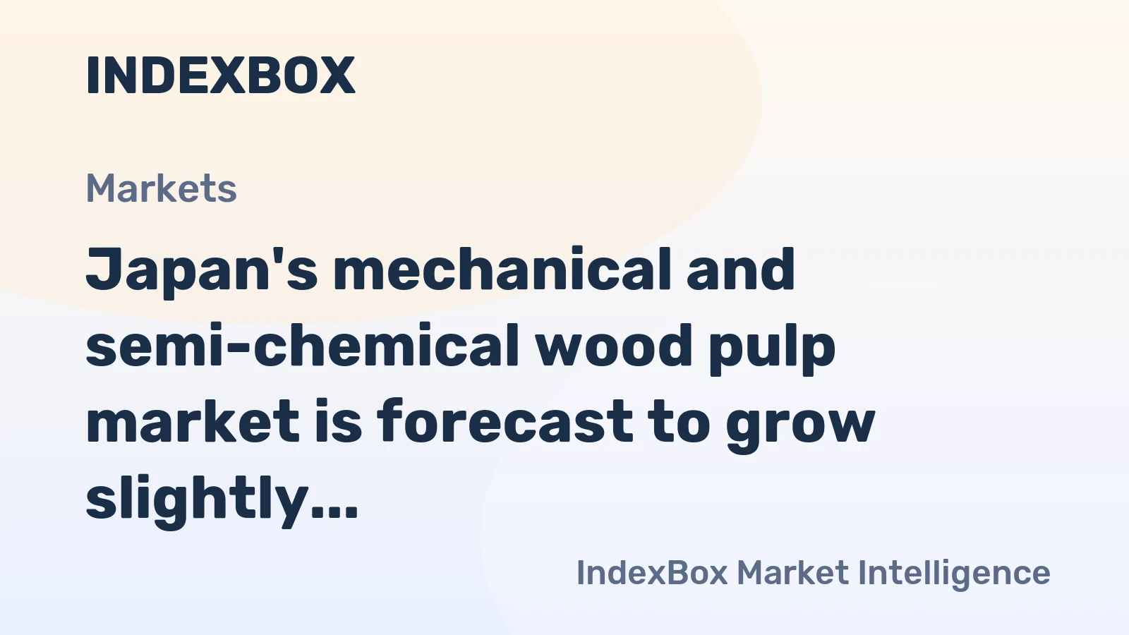 Japan's mechanical and semi-chemical wood pulp market is forecast to grow slightly to 676K tons in volume and $411M in value by 2035.