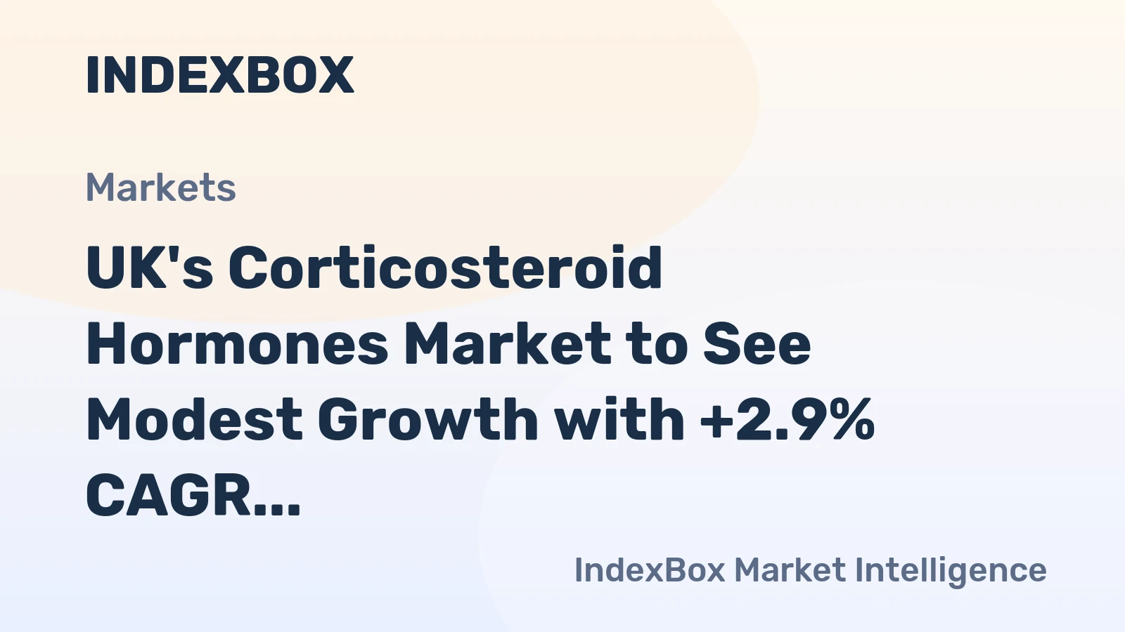 UK's Corticosteroid Hormones Market to See Modest Growth with +2.9% CAGR through 2035