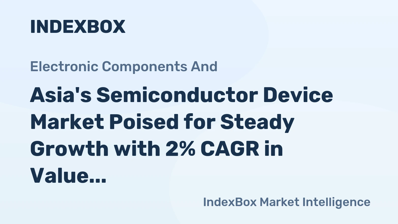 Asia's Semiconductor Device Market Poised for Steady Growth with 2% CAGR in Value Through 2035