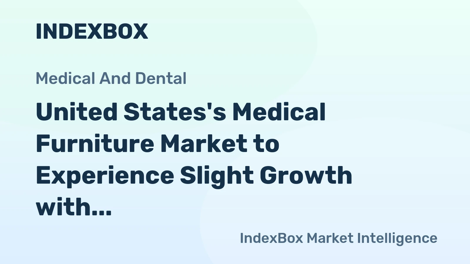 United States's Medical Furniture Market to Experience Slight Growth with a CAGR of +0.3% Over the Next Decade