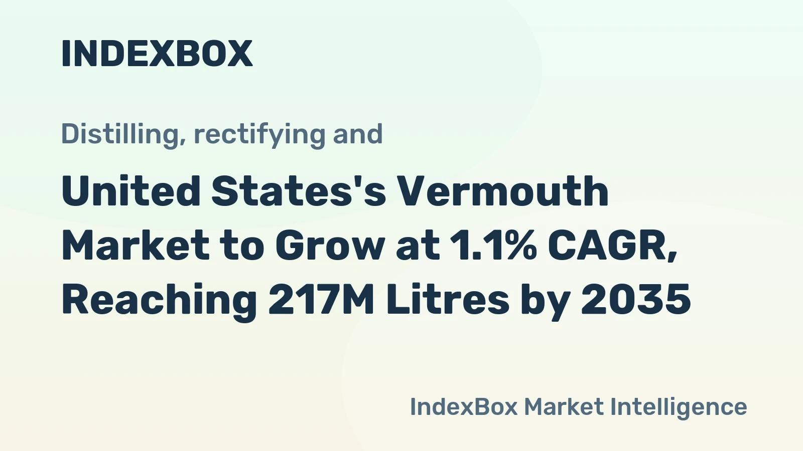 United States's Vermouth Market to Grow at 1.1% CAGR, Reaching 217M Litres by 2035