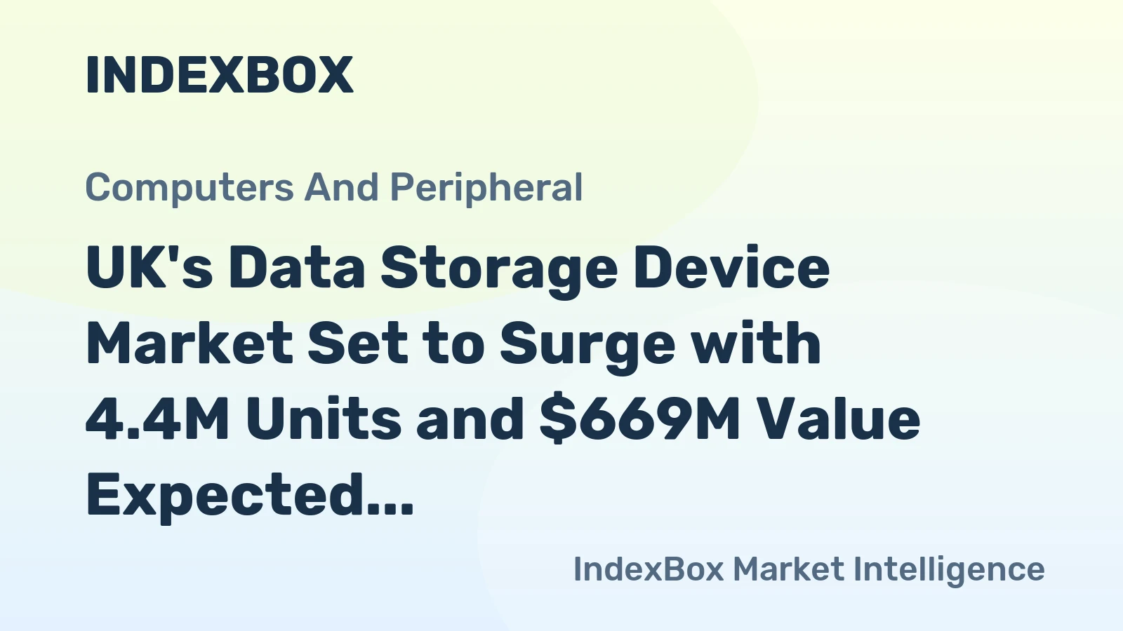 UK's Data Storage Device Market Set to Surge with 4.4M Units and $669M Value Expected by 2035