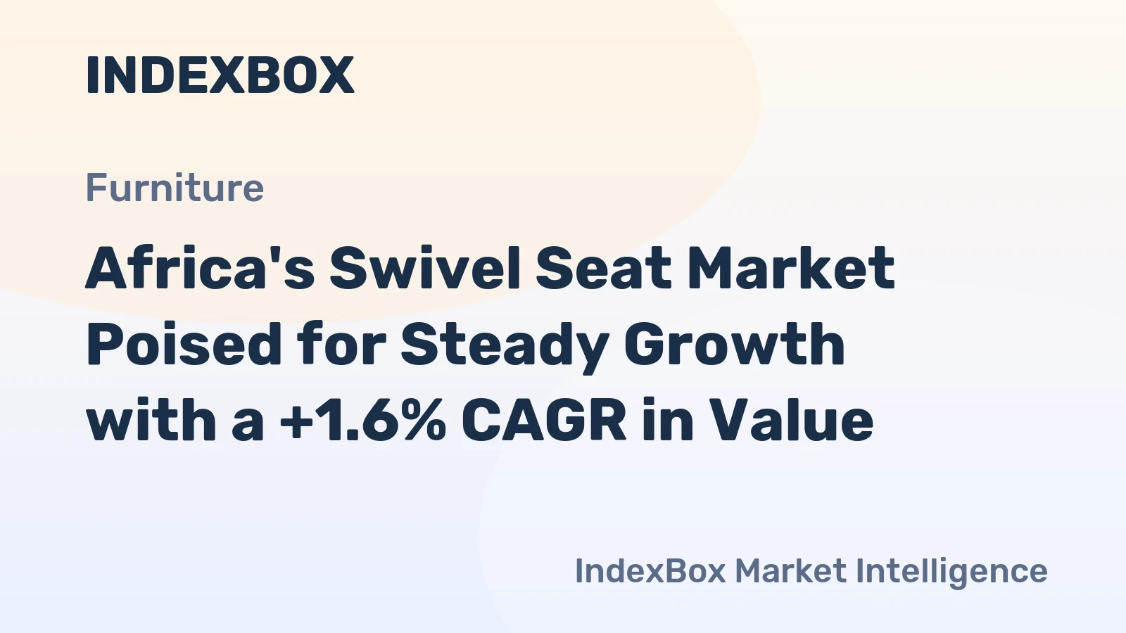 Africa's Swivel Seat Market Poised for Steady Growth with a +1.6% CAGR in Value