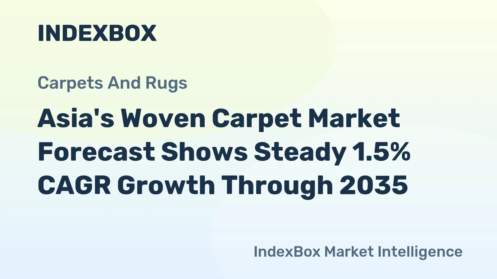 Asia's Woven Carpet Market Forecast Shows Steady 1.5% CAGR Growth Through 2035