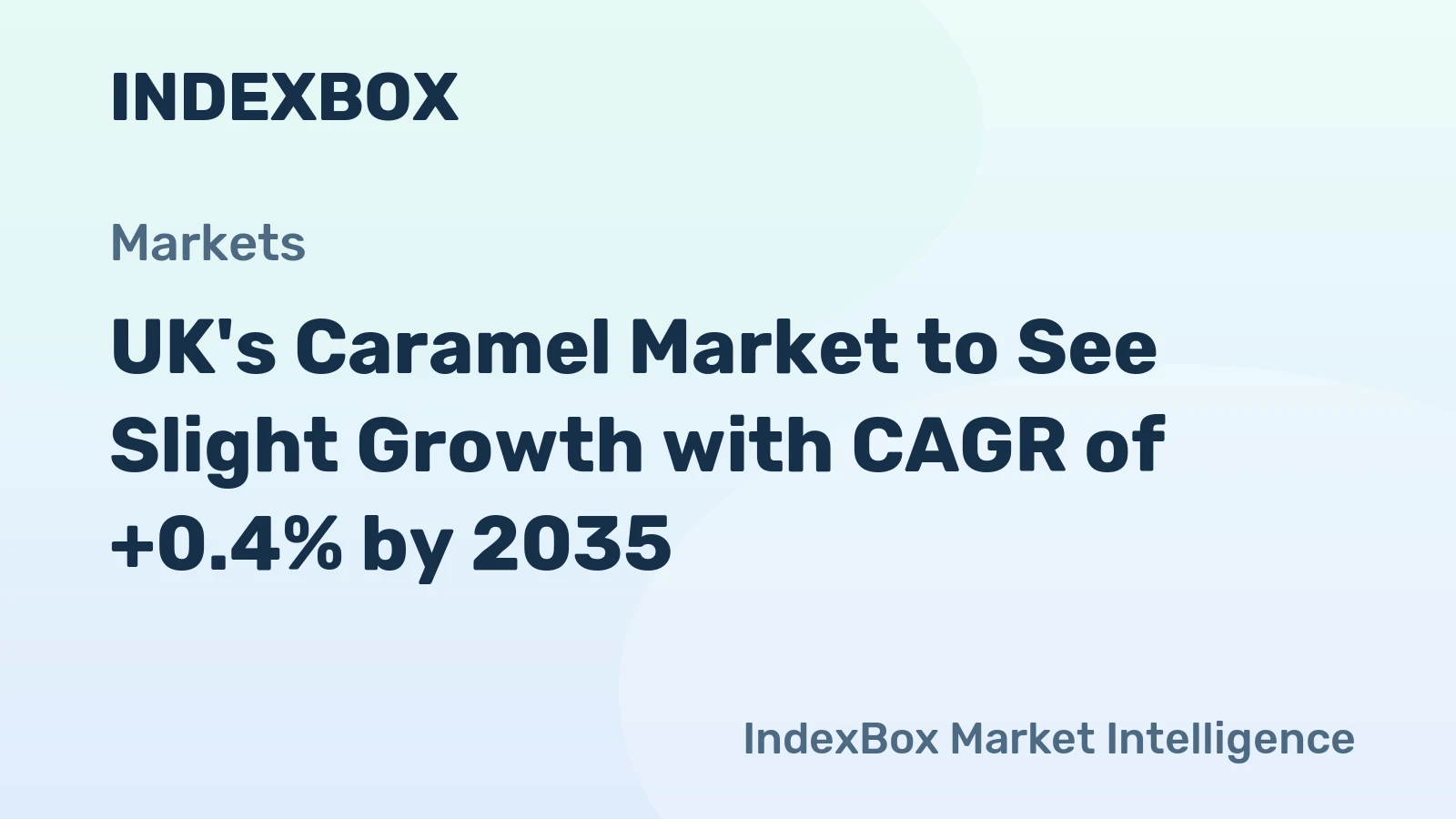 UK's Caramel Market to See Slight Growth with CAGR of +0.4% by 2035