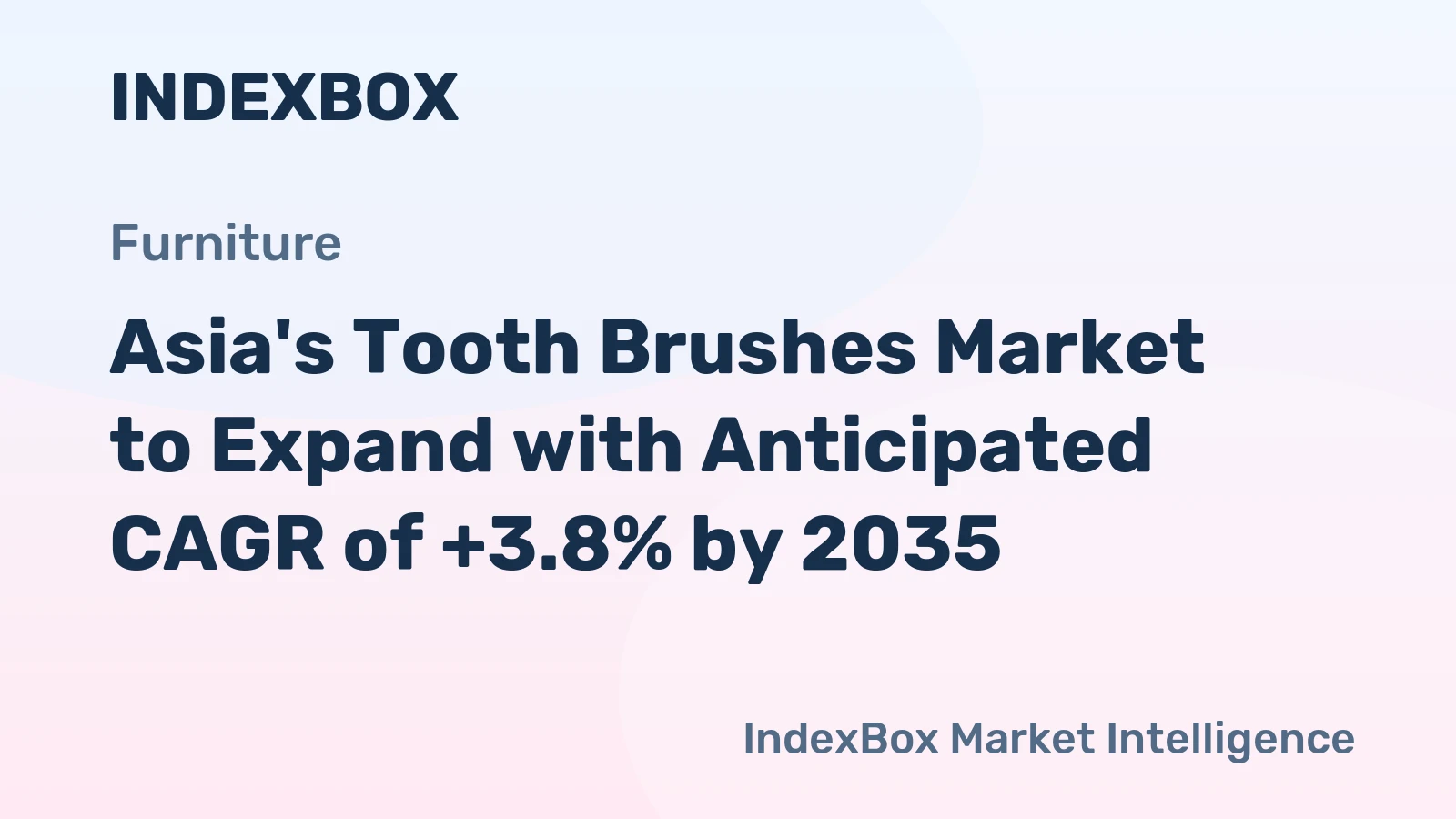Asia's Tooth Brushes Market to Expand with Anticipated CAGR of +3.8% by 2035