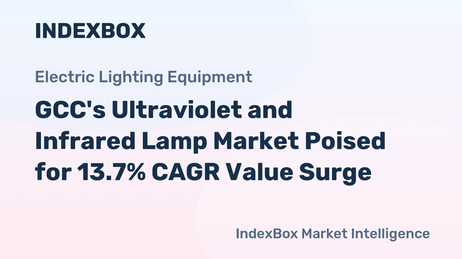 GCC's Ultraviolet and Infrared Lamp Market Poised for 13.7% CAGR Value Surge