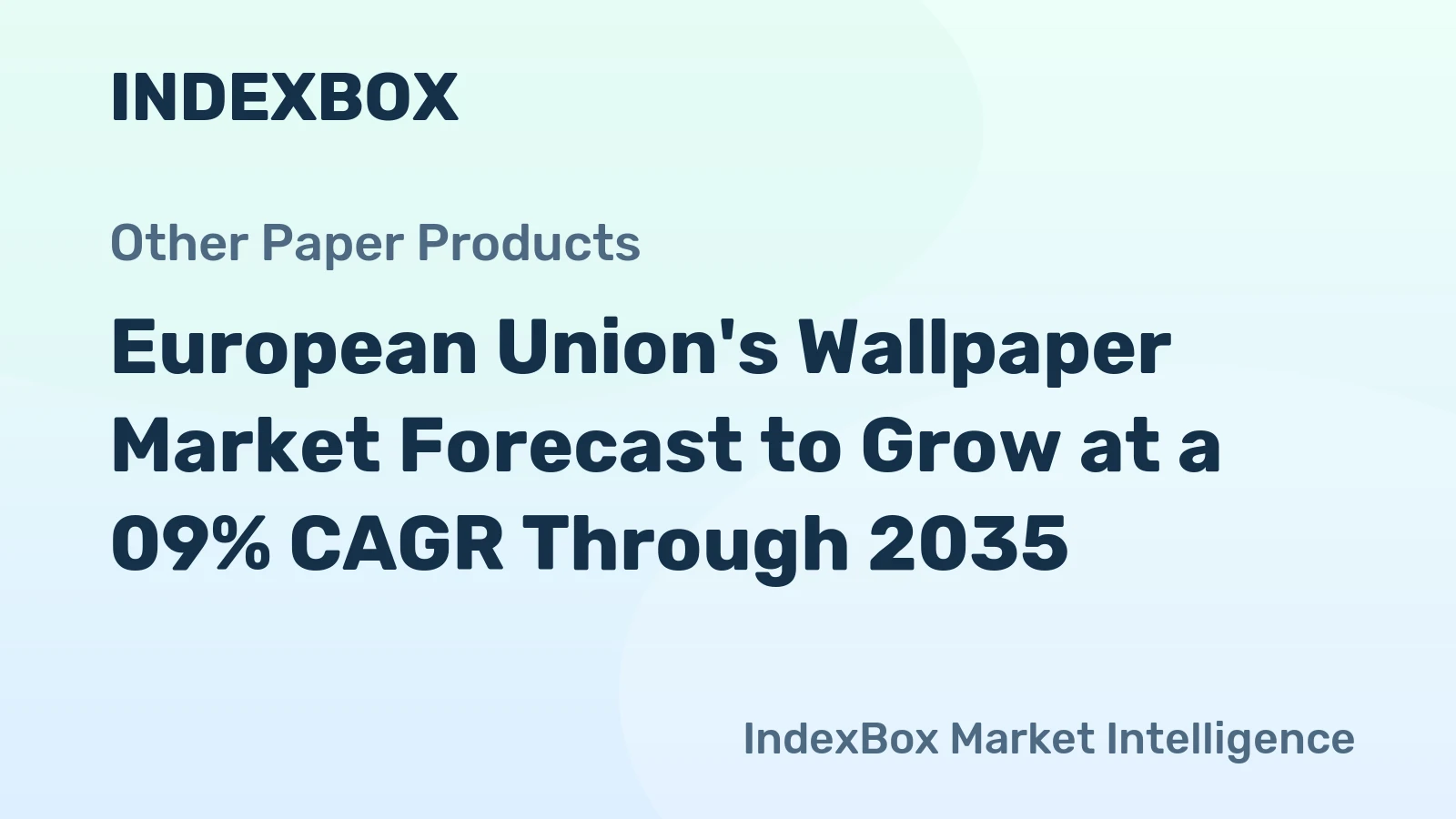 European Union's Wallpaper Market Forecast to Grow at a 09% CAGR Through 2035