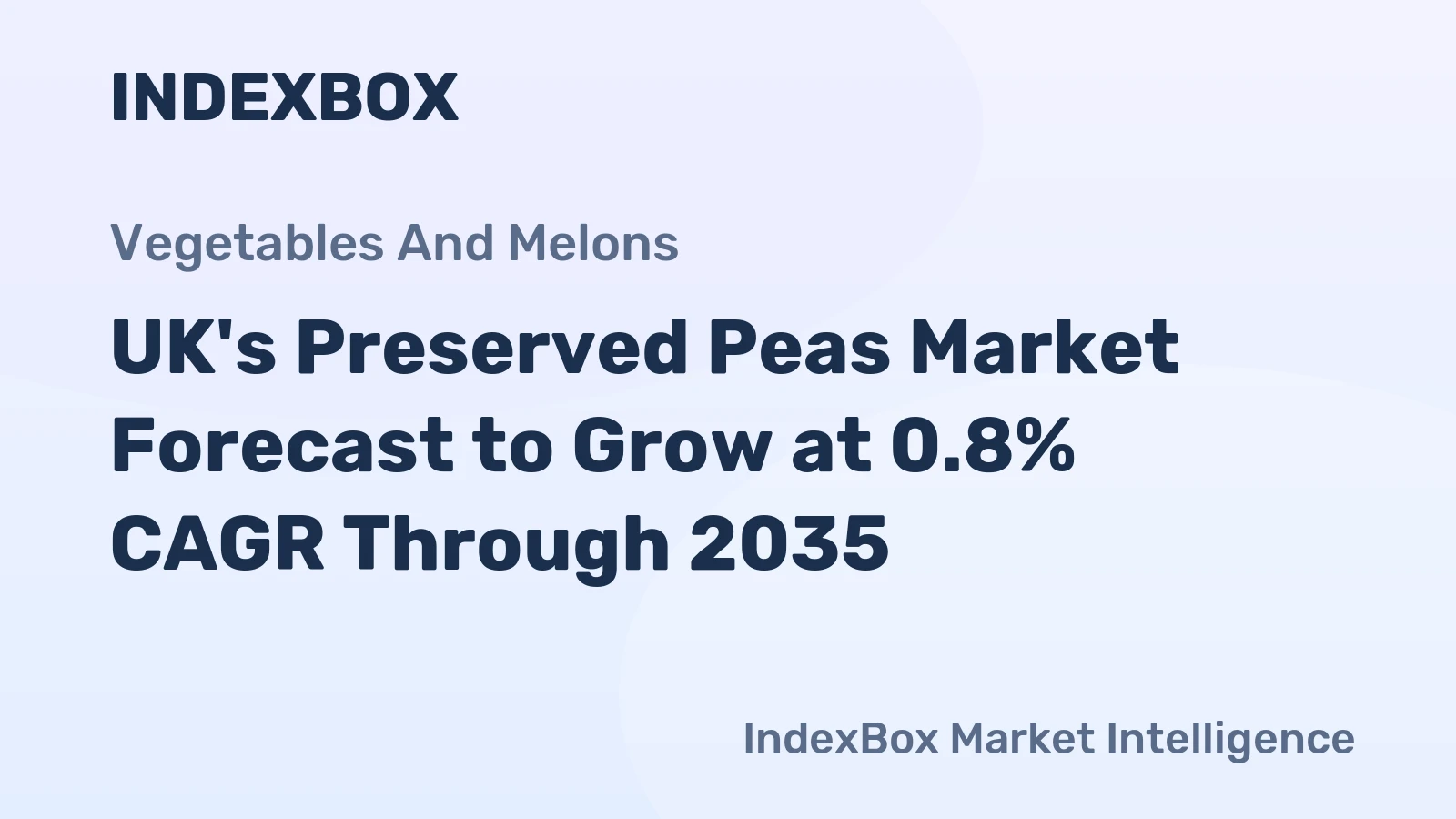 UK's Preserved Peas Market Forecast to Grow at 0.8% CAGR Through 2035