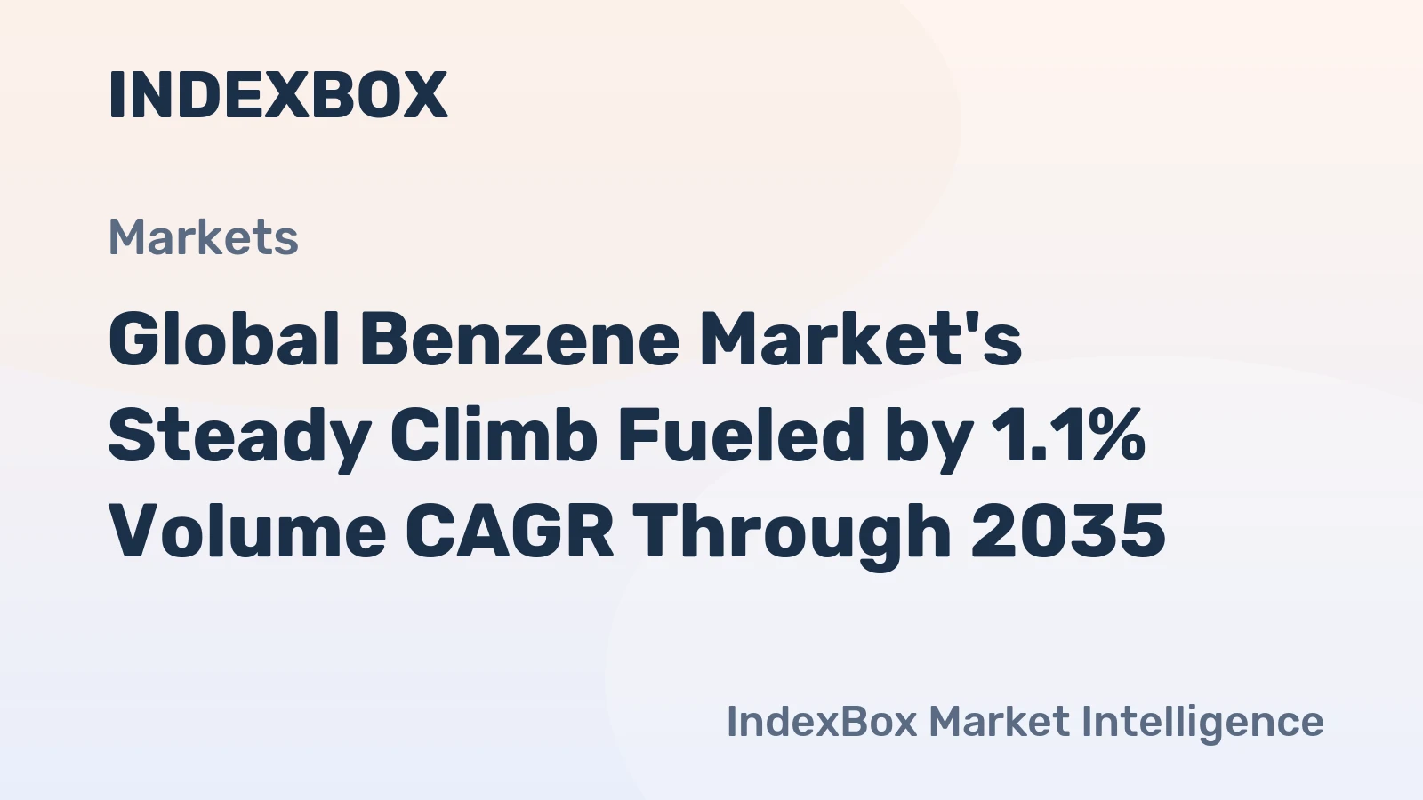 Global Benzene Market's Steady Climb Fueled by 1.1% Volume CAGR Through 2035