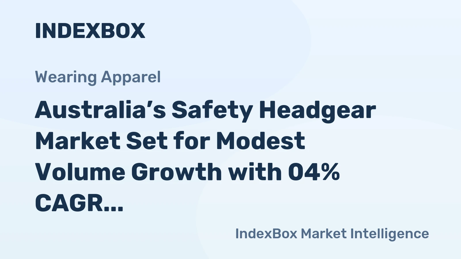 Australia’s Safety Headgear Market Set for Modest Volume Growth with 04% CAGR Through 2035