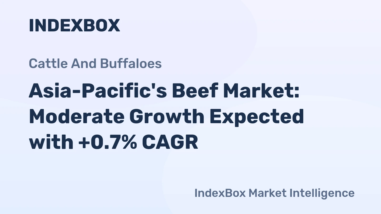 Asia-Pacific's Beef Market: Moderate Growth Expected with +0.7% CAGR