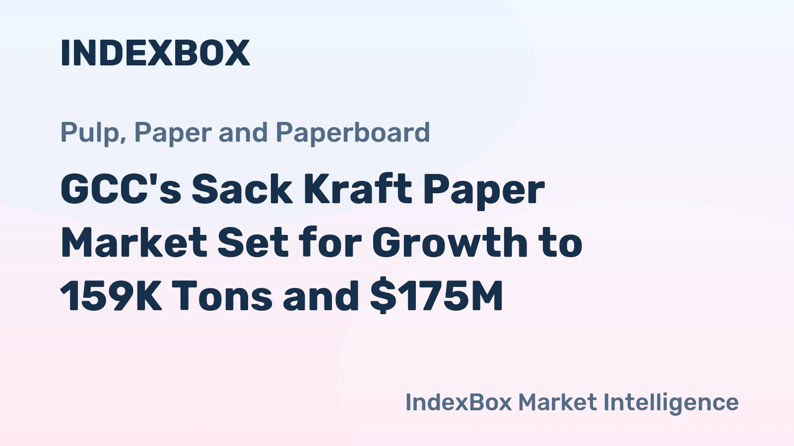 GCC's Sack Kraft Paper Market Set for Growth to 159K Tons and $175M