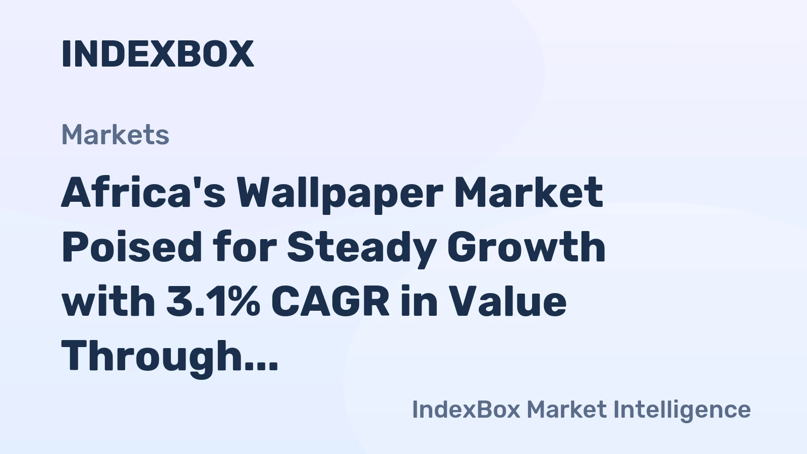 Africa's Wallpaper Market Poised for Steady Growth with 3.1% CAGR in Value Through 2035
