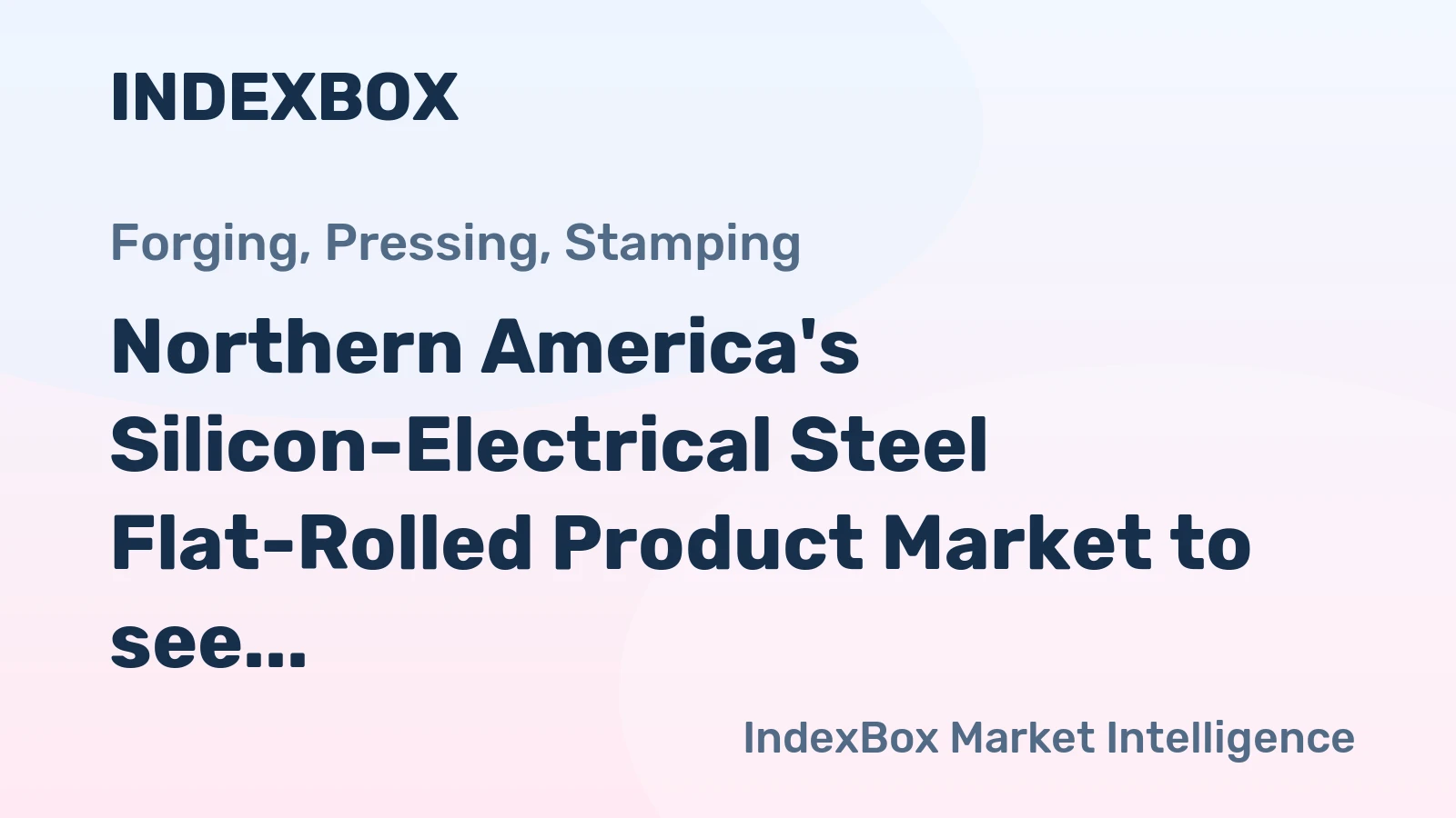 Northern America's Silicon-Electrical Steel Flat-Rolled Product Market to see Slight Growth with CAGR of +1.7% by 2035