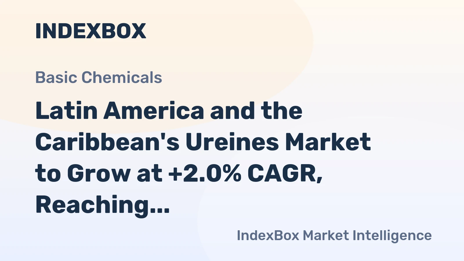 Latin America and the Caribbean's Ureines Market to Grow at +2.0% CAGR, Reaching $127M by 2035