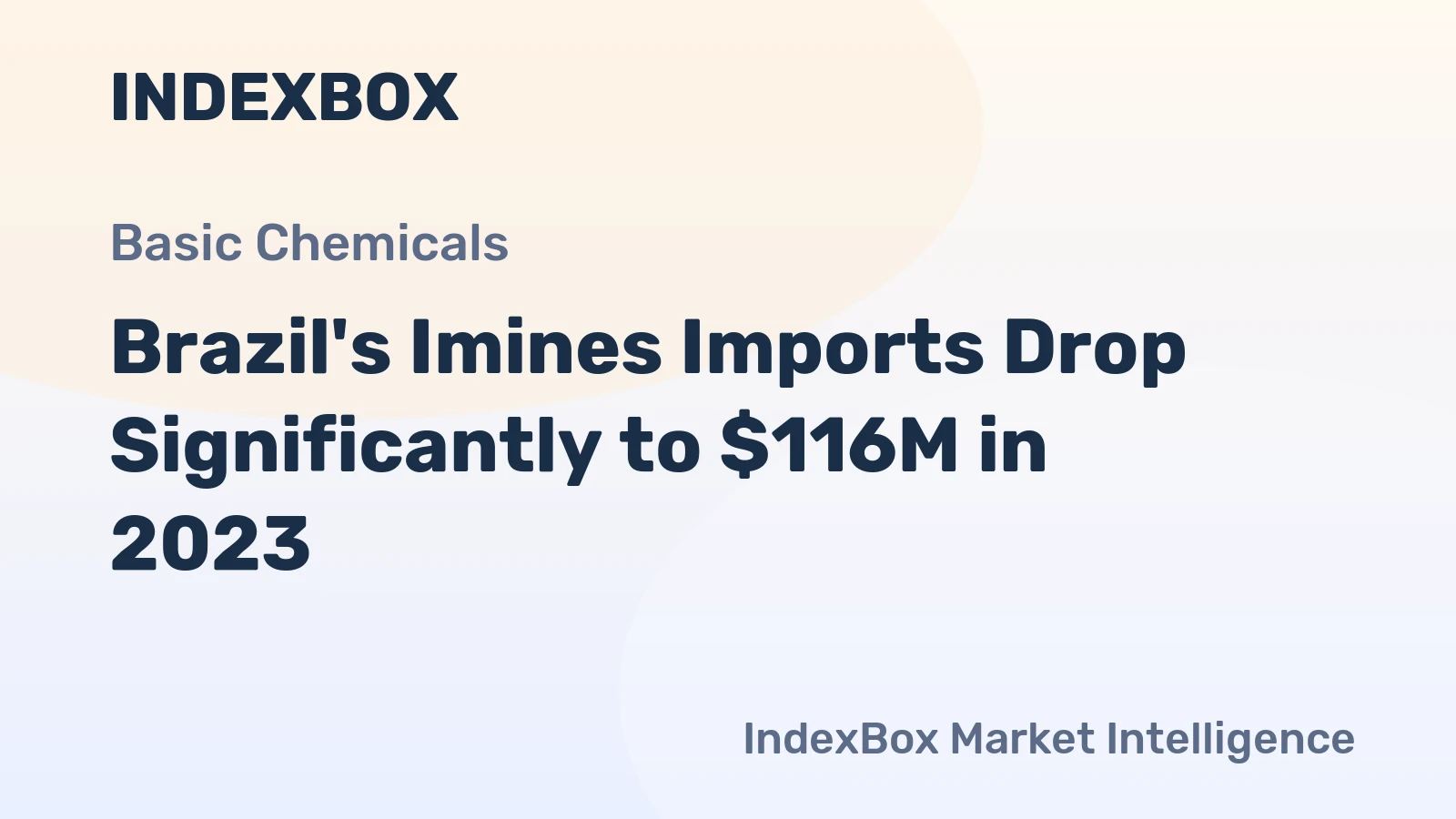 Brazil's Imines Imports Drop Significantly to $116M in 2023
