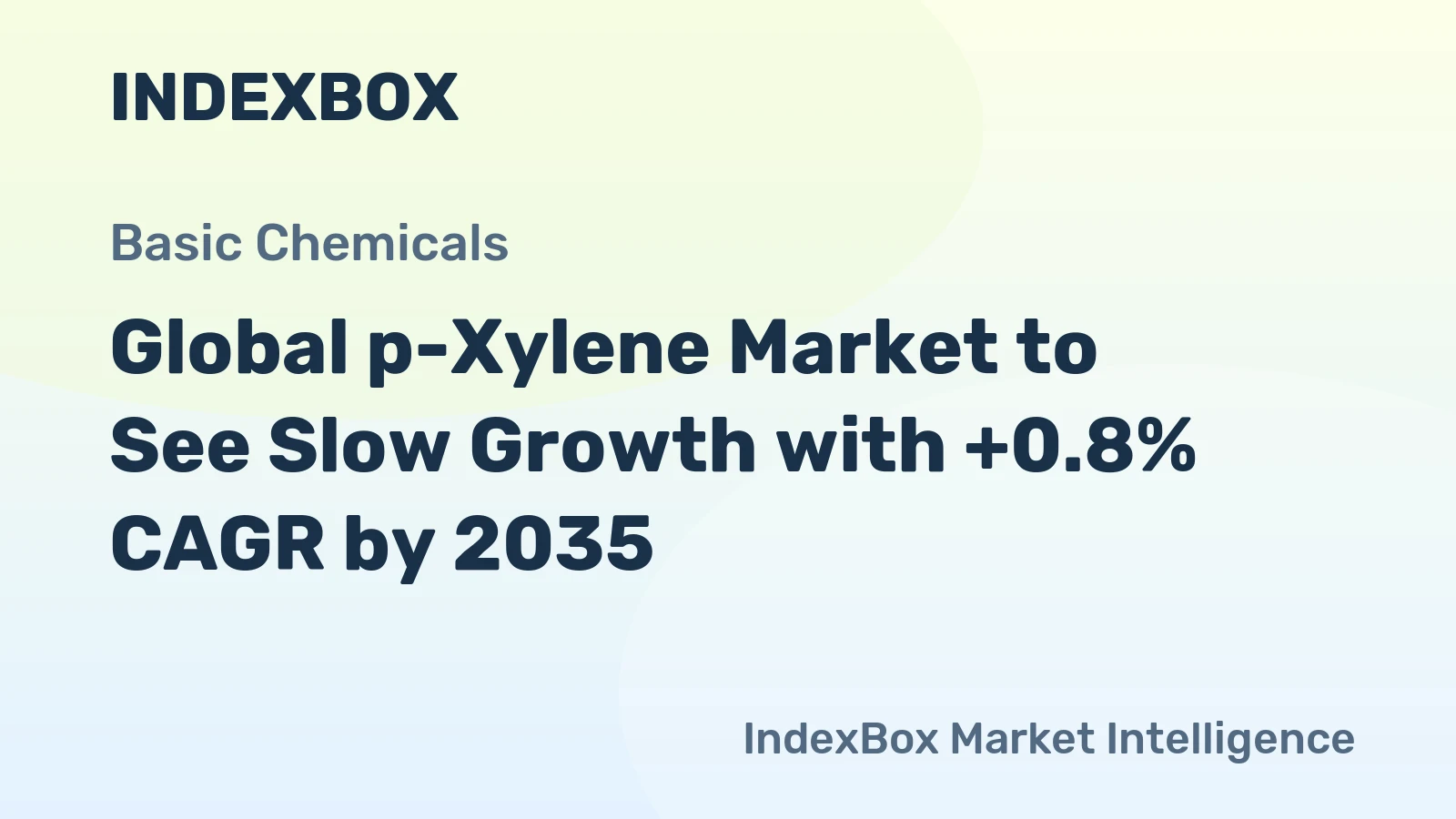 Global p-Xylene Market to See Slow Growth with +0.8% CAGR by 2035