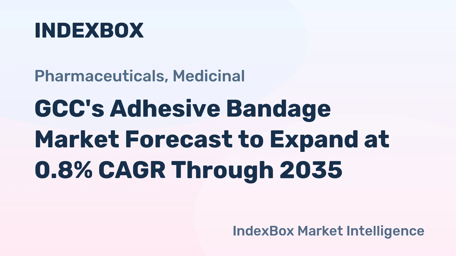 GCC's Adhesive Bandage Market Forecast to Expand at 0.8% CAGR Through 2035