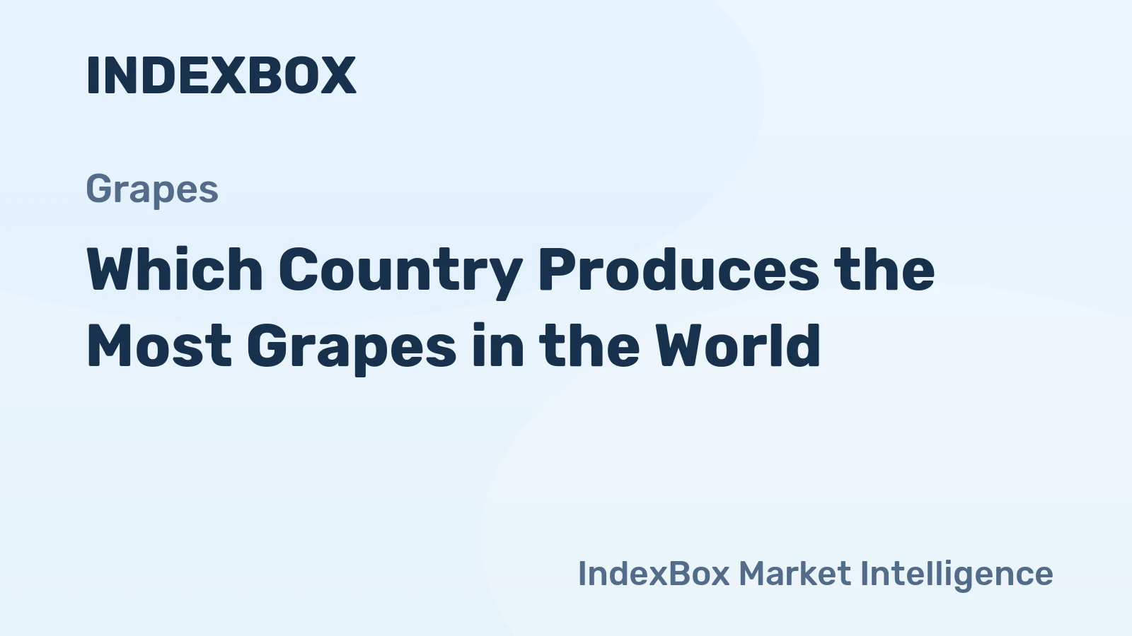 Which Country Produces the Most Grapes in the World?