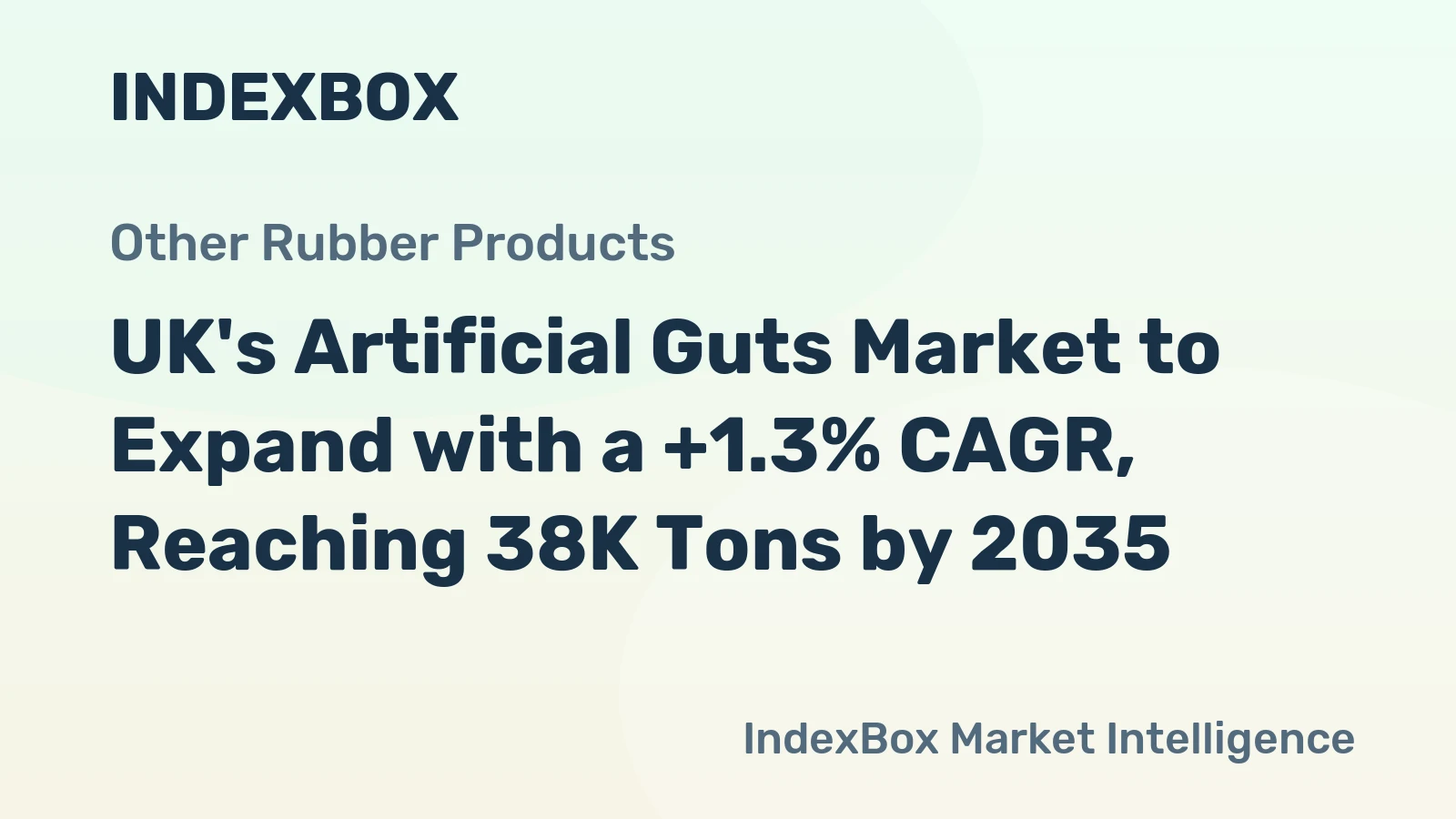 UK's Artificial Guts Market to Expand with a +1.3% CAGR, Reaching 38K Tons by 2035