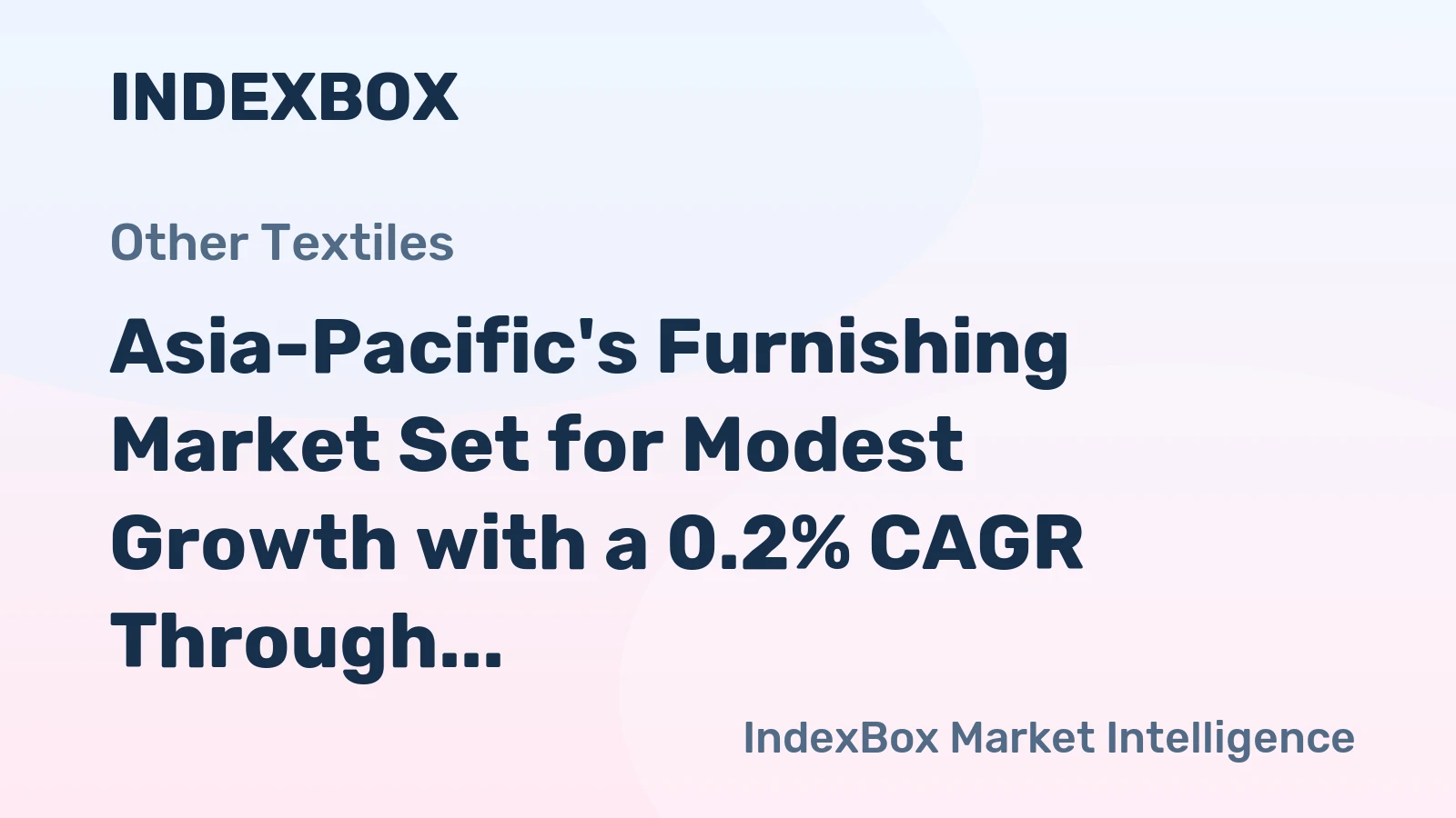 Asia-Pacific's Furnishing Market Set for Modest Growth with a 0.2% CAGR Through 2035