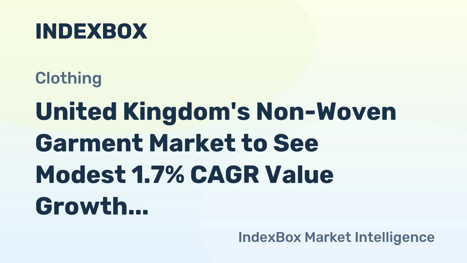 United Kingdom's Non-Woven Garment Market to See Modest 1.7% CAGR Value Growth Through 2035