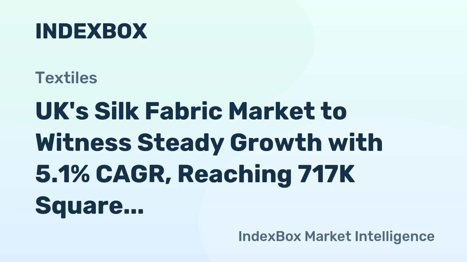 UK's Silk Fabric Market to Witness Steady Growth with 5.1% CAGR, Reaching 717K Square Meters by 2035