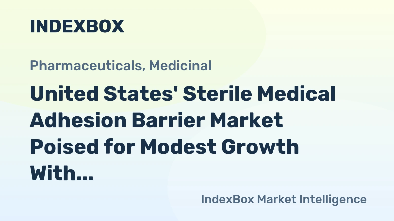 United States' Sterile Medical Adhesion Barrier Market Poised for Modest Growth With 1.3% CAGR Through 2035