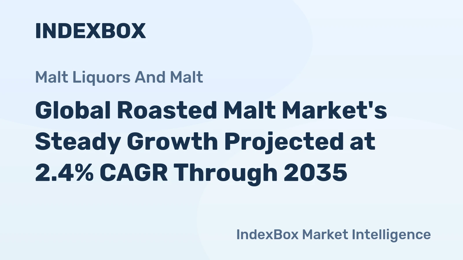 Global Roasted Malt Market's Steady Growth Projected at 2.4% CAGR Through 2035