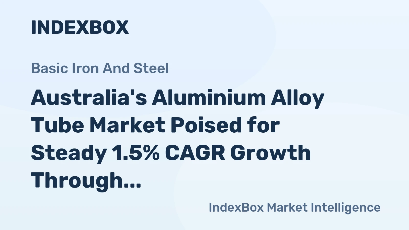 Australia's Aluminium Alloy Tube Market Poised for Steady 1.5% CAGR Growth Through 2035