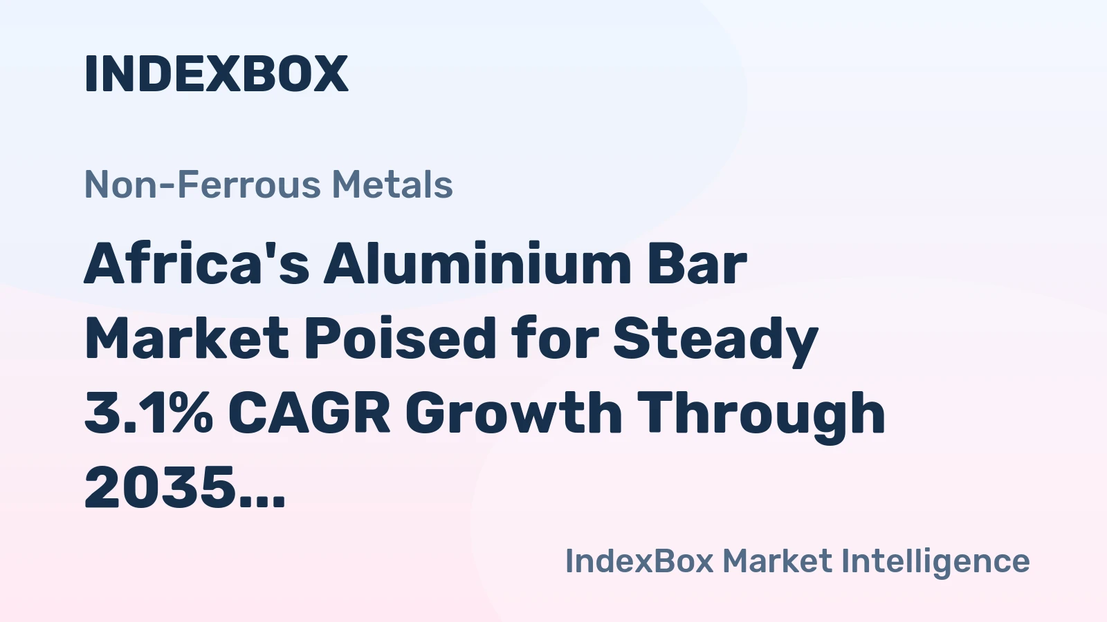 Africa's Aluminium Bar Market Poised for Steady 3.1% CAGR Growth Through 2035