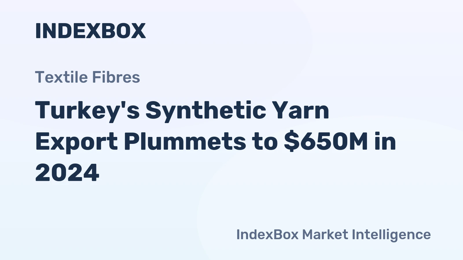 Turkey's Synthetic Yarn Export Plummets to $650M in 2024