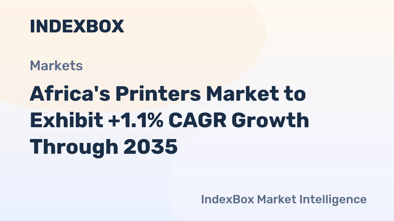 Africa's Printers Market to Exhibit +1.1% CAGR Growth Through 2035