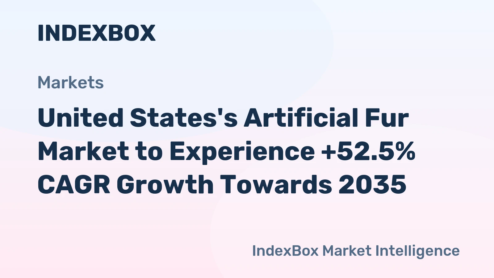 United States's Artificial Fur Market to Experience +52.5% CAGR Growth Towards 2035