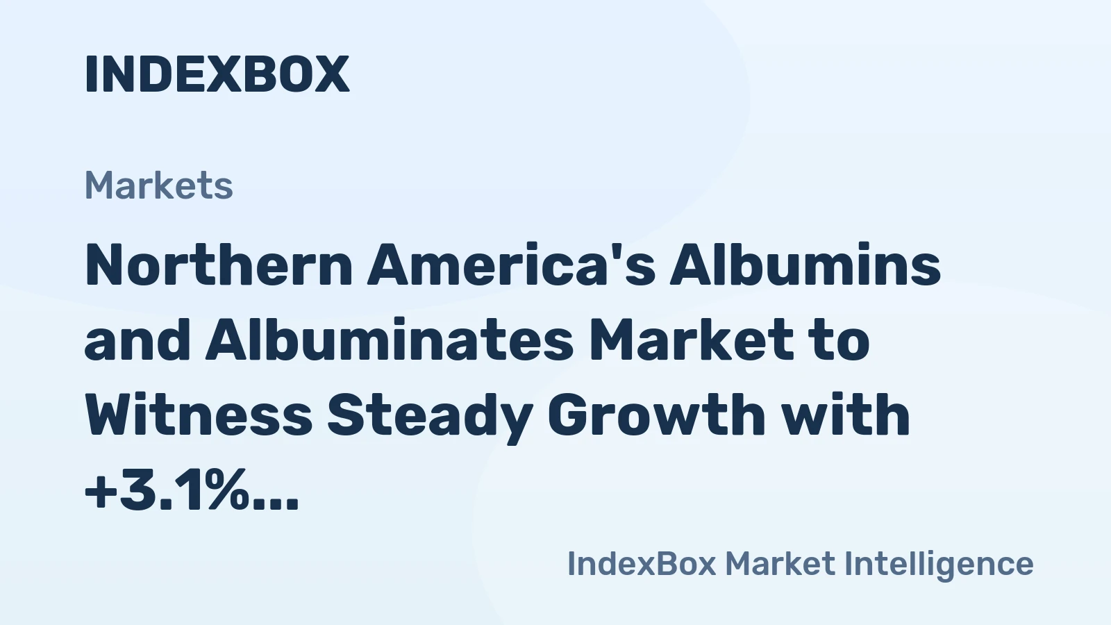 Northern America's Albumins and Albuminates Market to Witness Steady Growth with +3.1% CAGR from 2024-2035