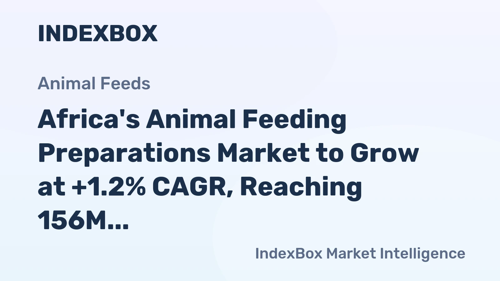 Africa's Animal Feeding Preparations Market to Grow at +1.2% CAGR, Reaching 156M Tons by 2035